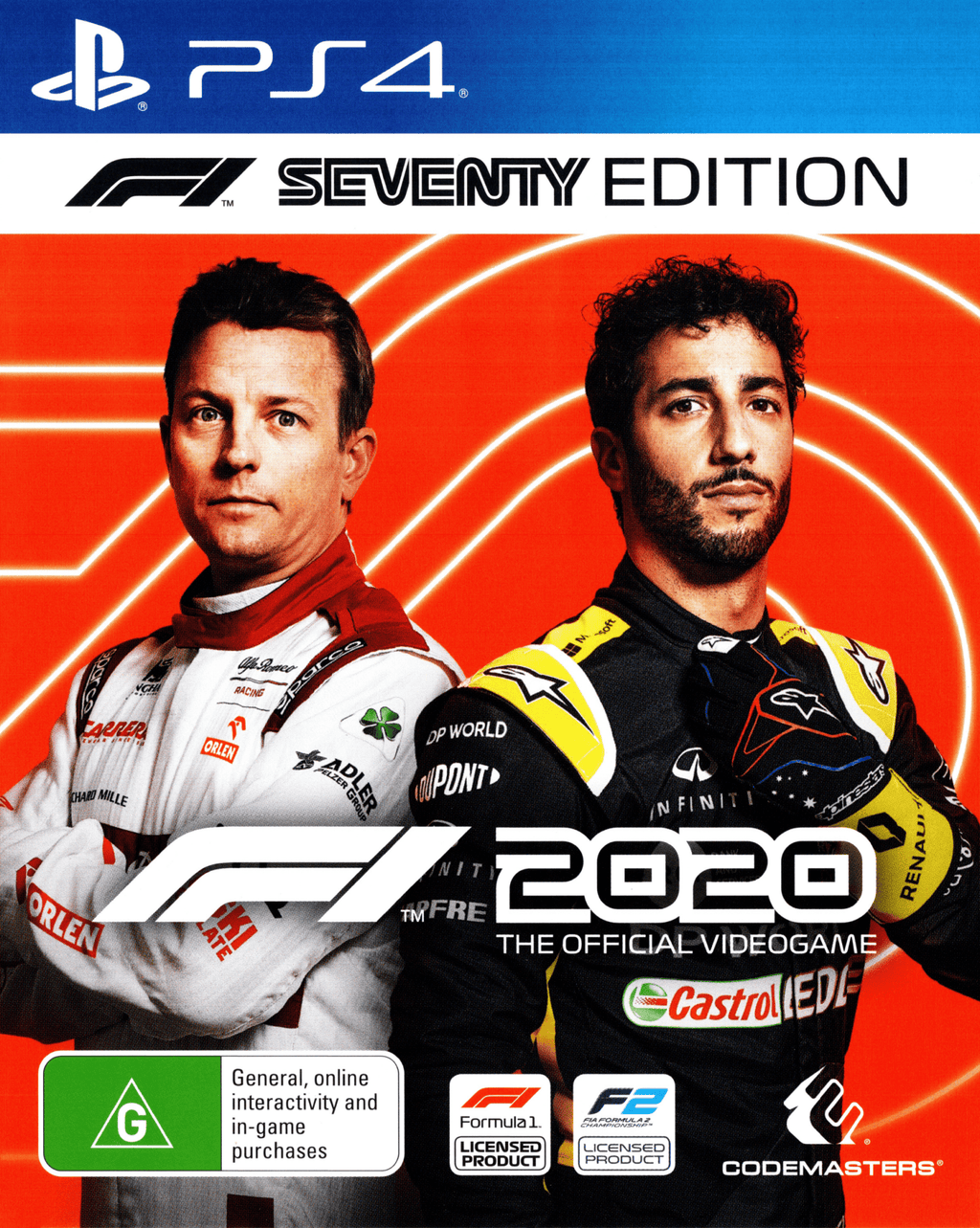 F1 2020 - PS4 (NO DLC) - Super Retro - Playstation 4