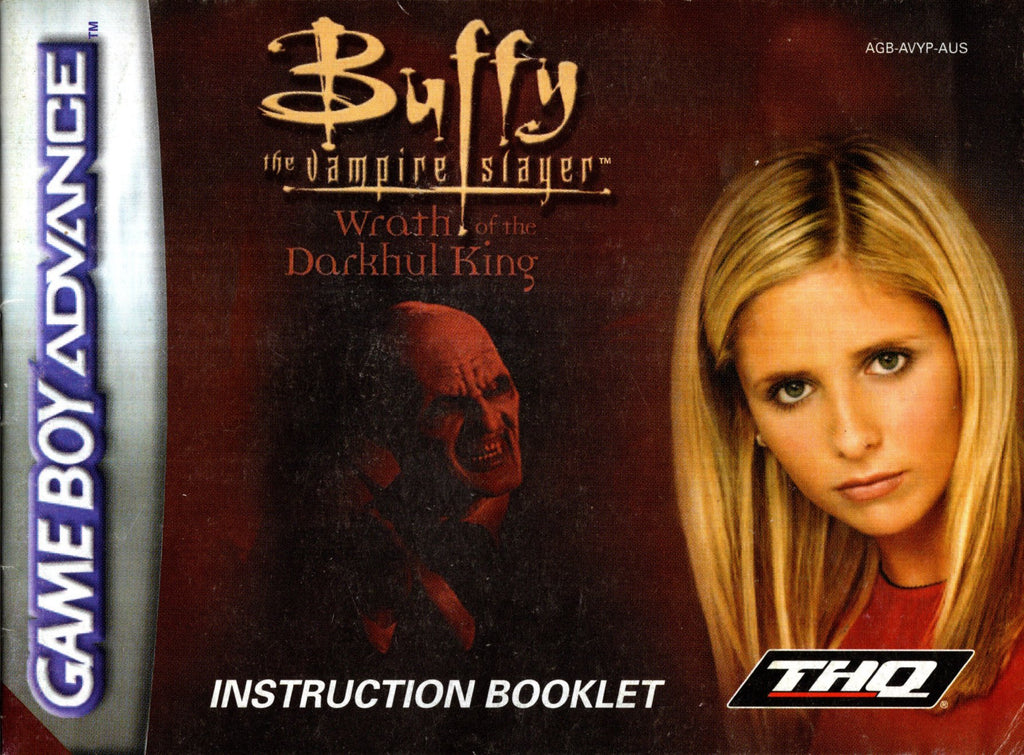 Manual - Buffy: The Vampire Slayer - GBA - Super Retro - Manuals