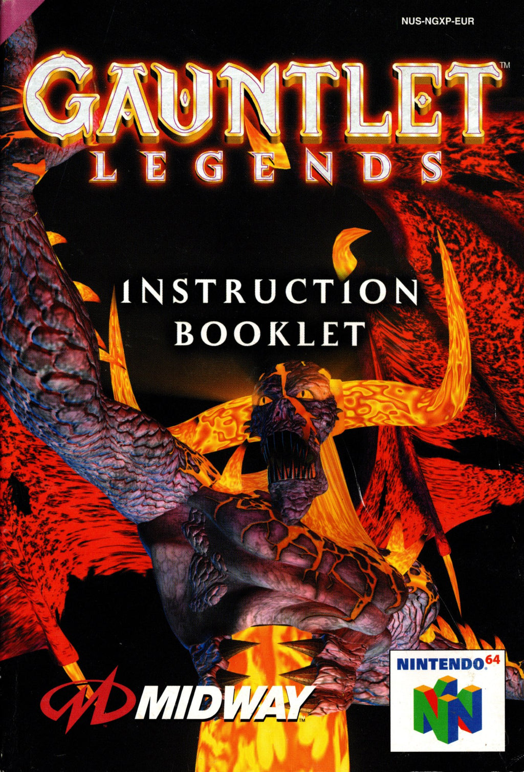 Manual - Gauntlet Legends - N64 - Super Retro - Manuals