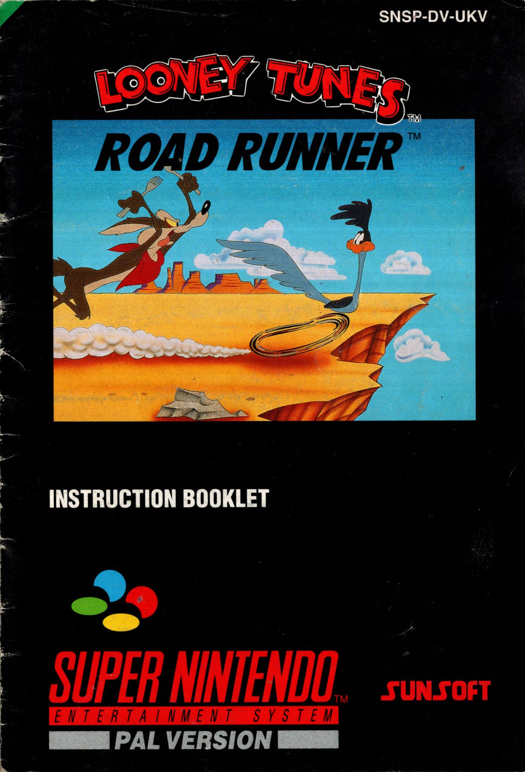 Manual - Looney Tunes Road Runner - SNES - Super Retro - Manuals