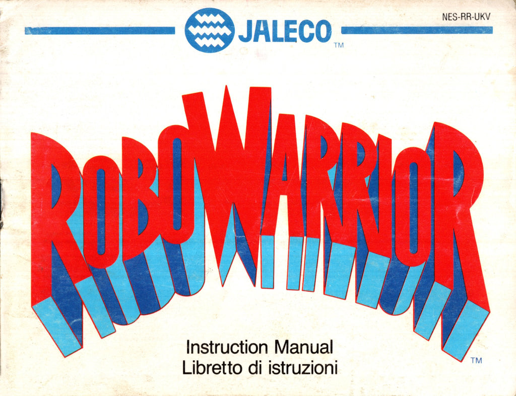 Manual - Robowarrior - NES - Super Retro - Manuals