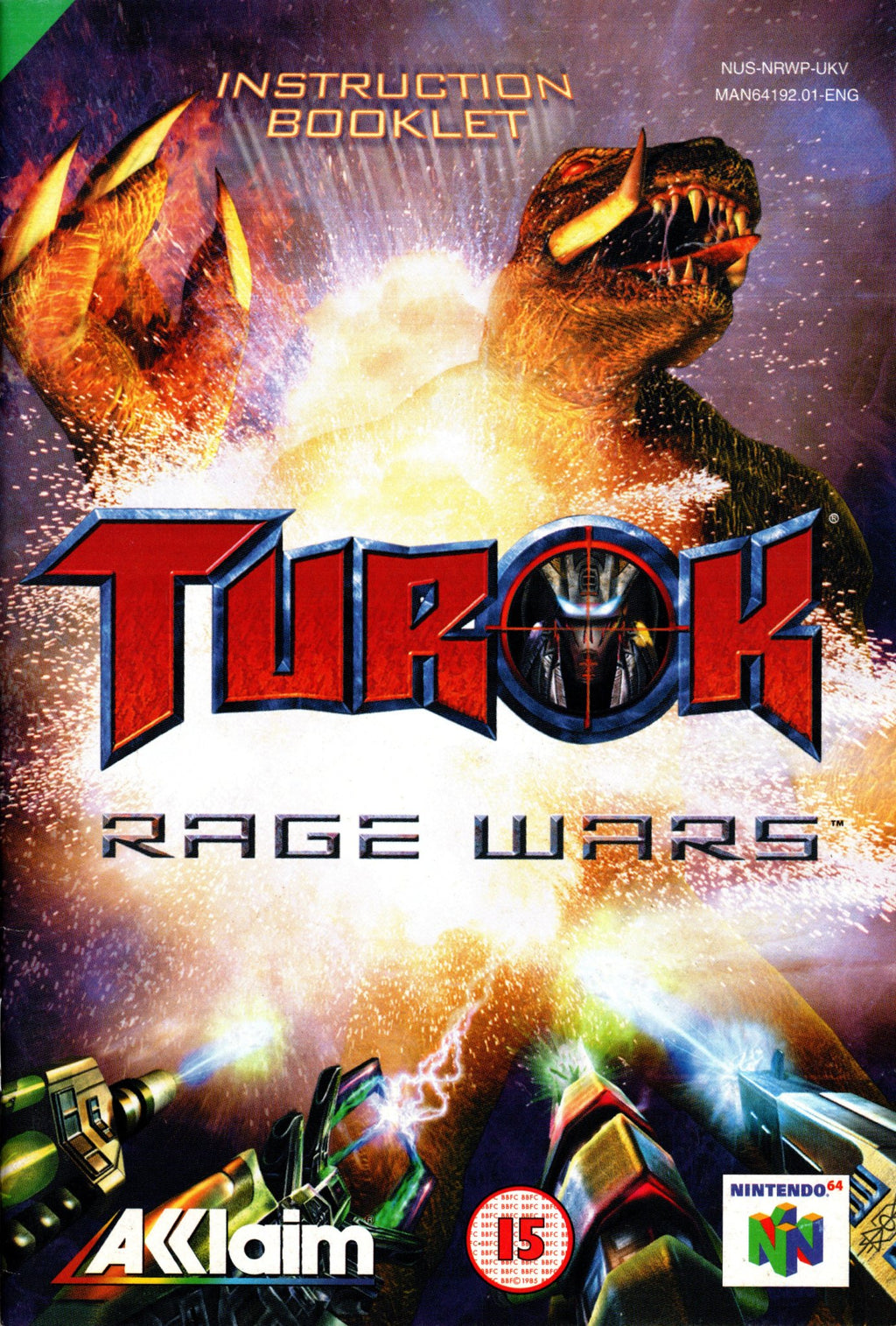 Manual - Turok: Rage Wars - N64 - Super Retro - Manuals