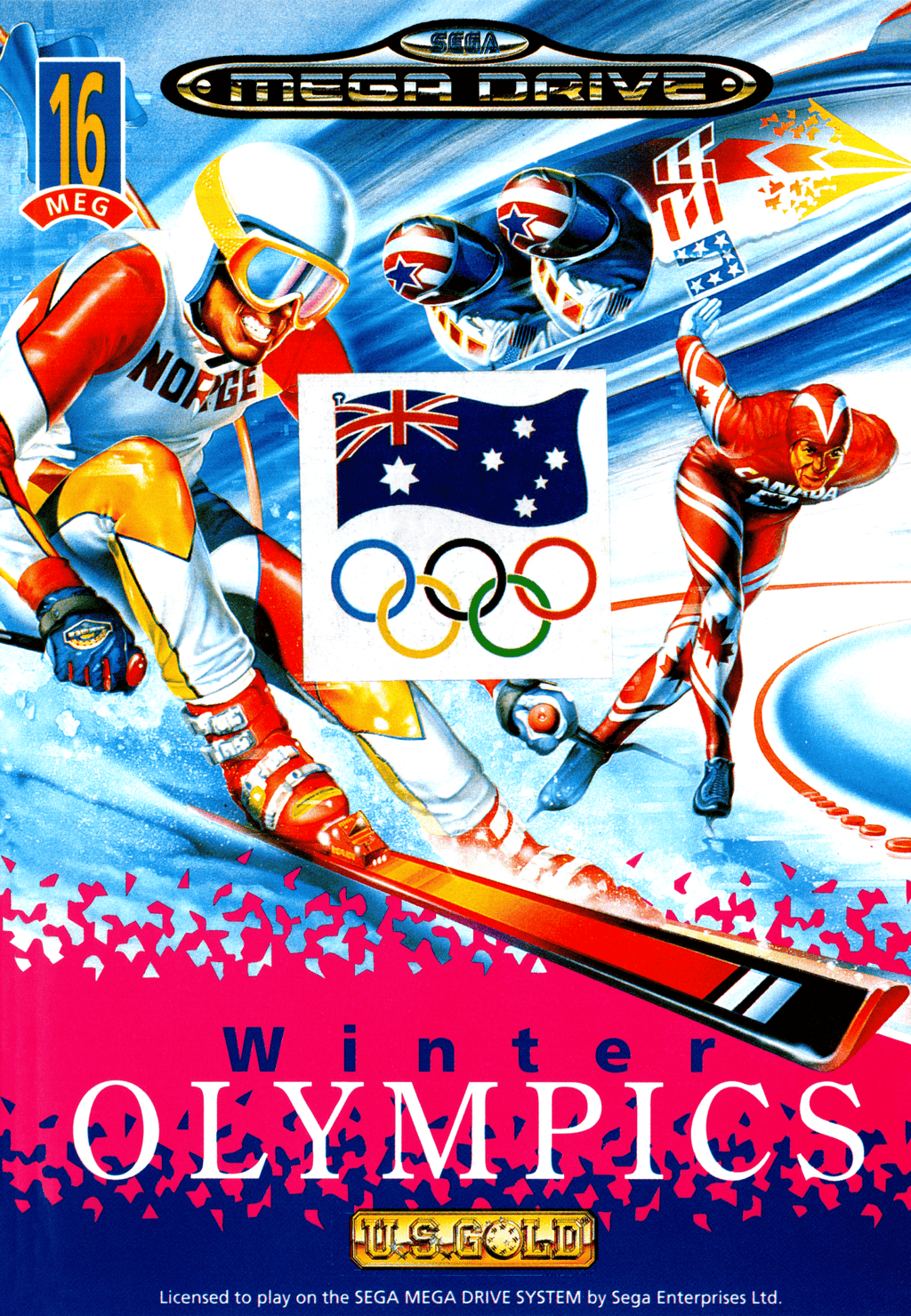 Winter Olympics - Mega Drive - Super Retro - Mega Drive