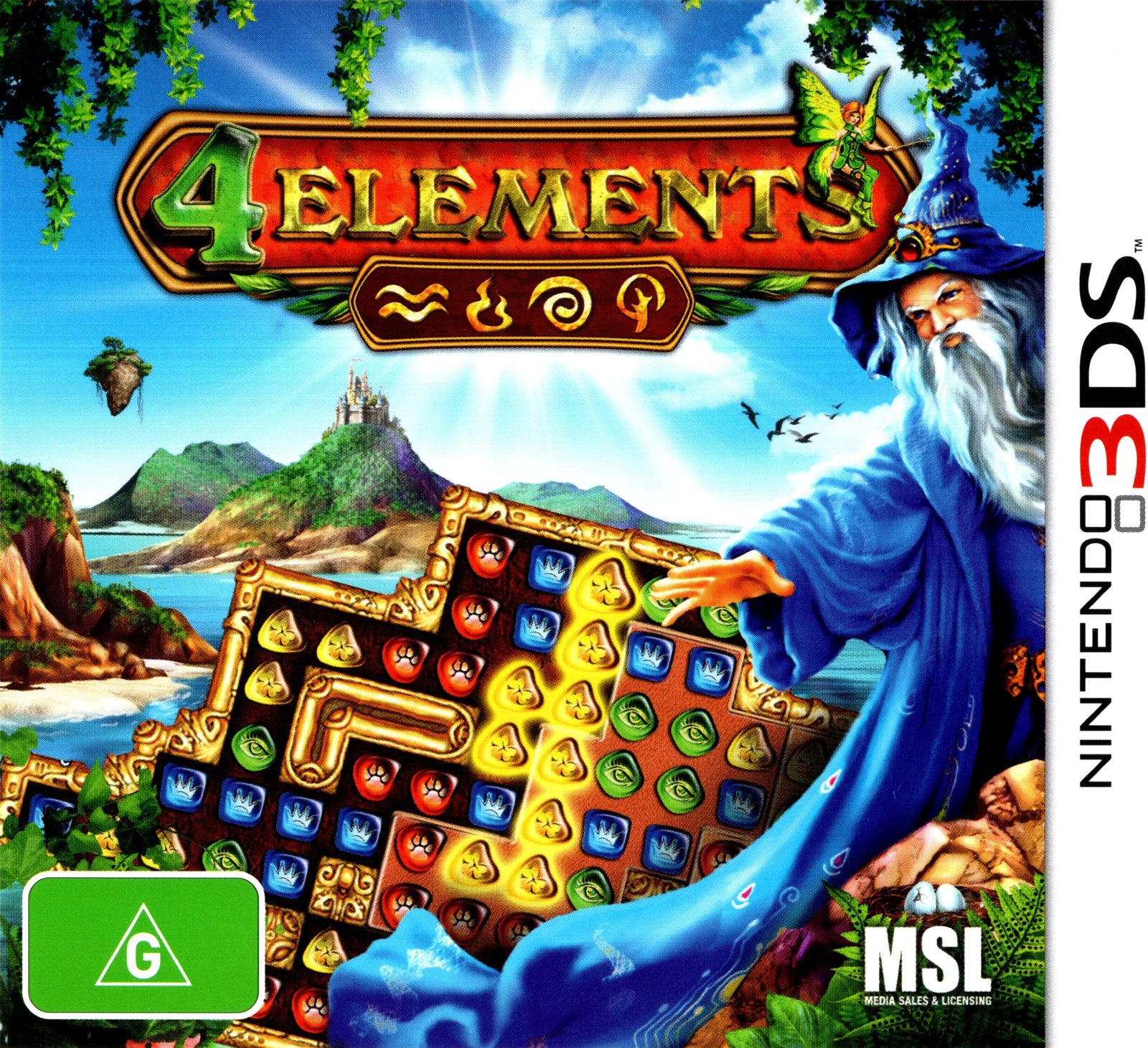 4 Elements - 3DS - Super Retro - Nintendo 3DS