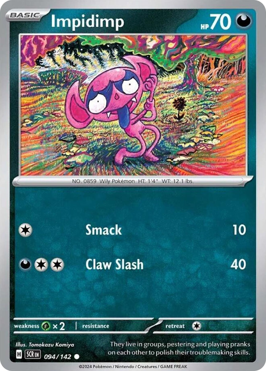 (94/142) Impidimp - Stellar Crown - Super Retro - Preowned Trading Cards