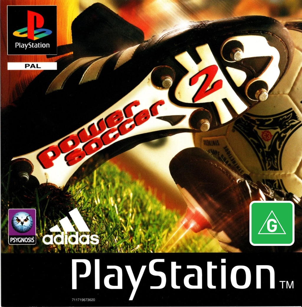adidas Power Soccer 2 - PS1 - Super Retro - Playstation 1