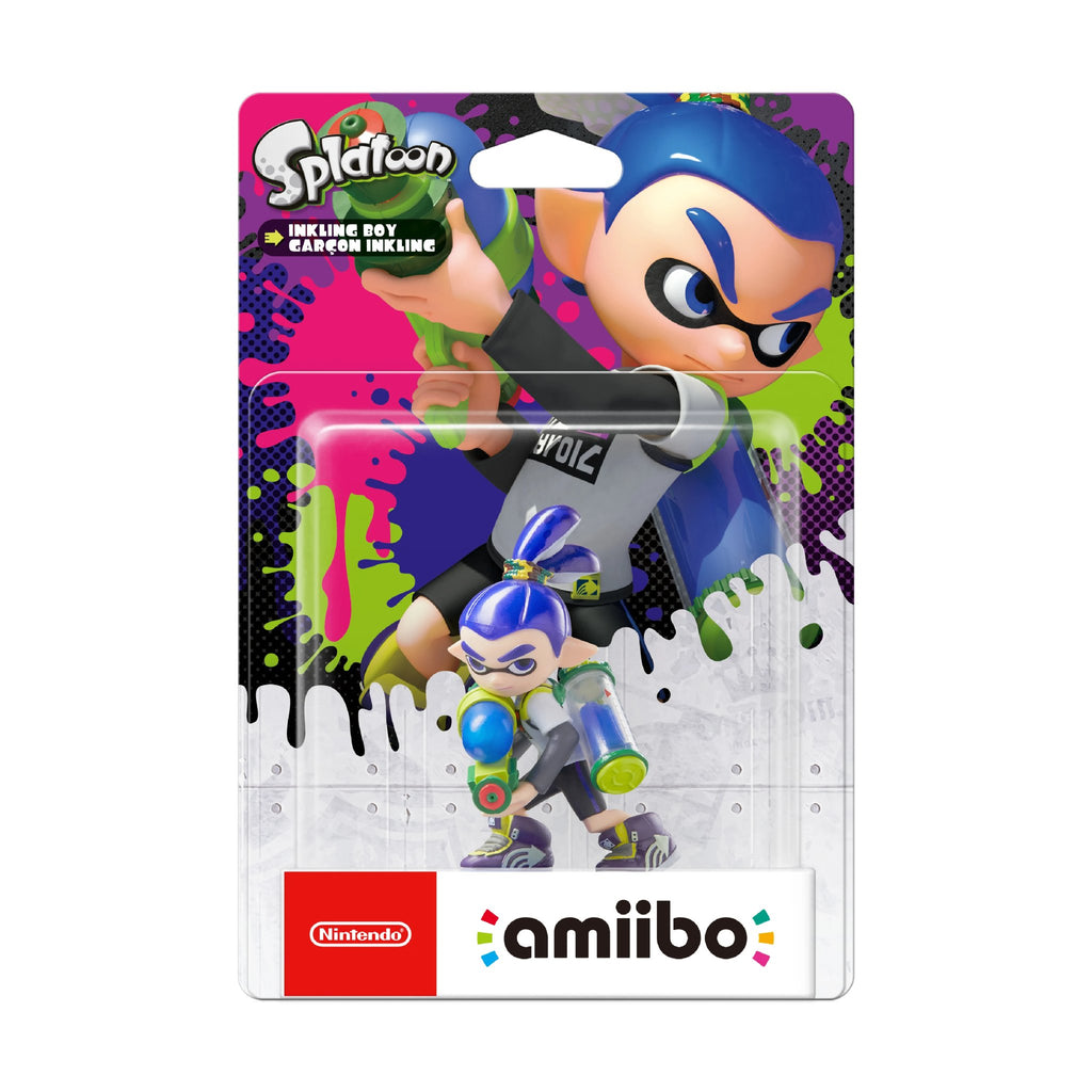 Amiibo - Inkling Boy (Blue) (Splatoon) - Super Retro - Amiibo