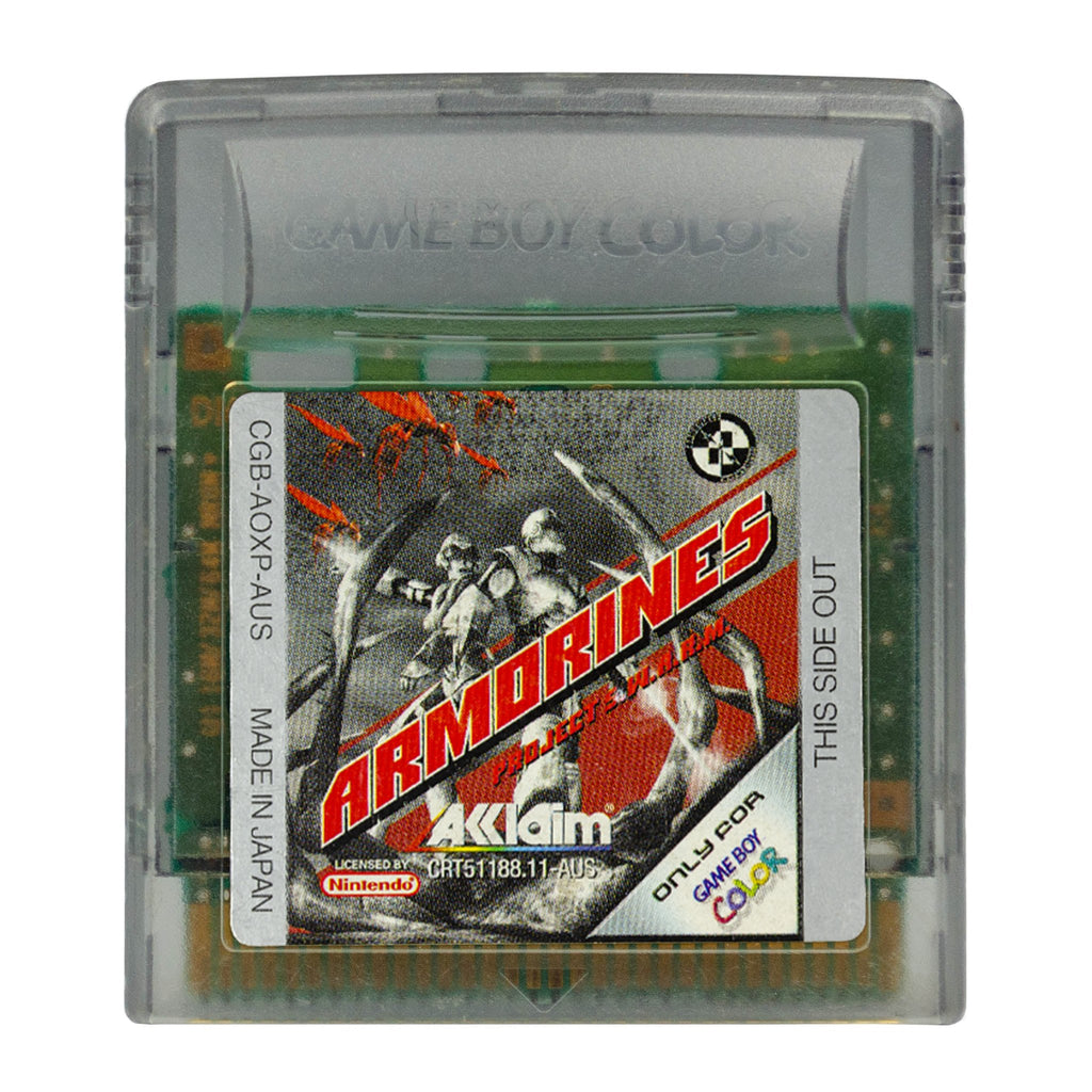 Armorines: Project S.W.A.R.M. - Game Boy Color - Super Retro - Game Boy ...
