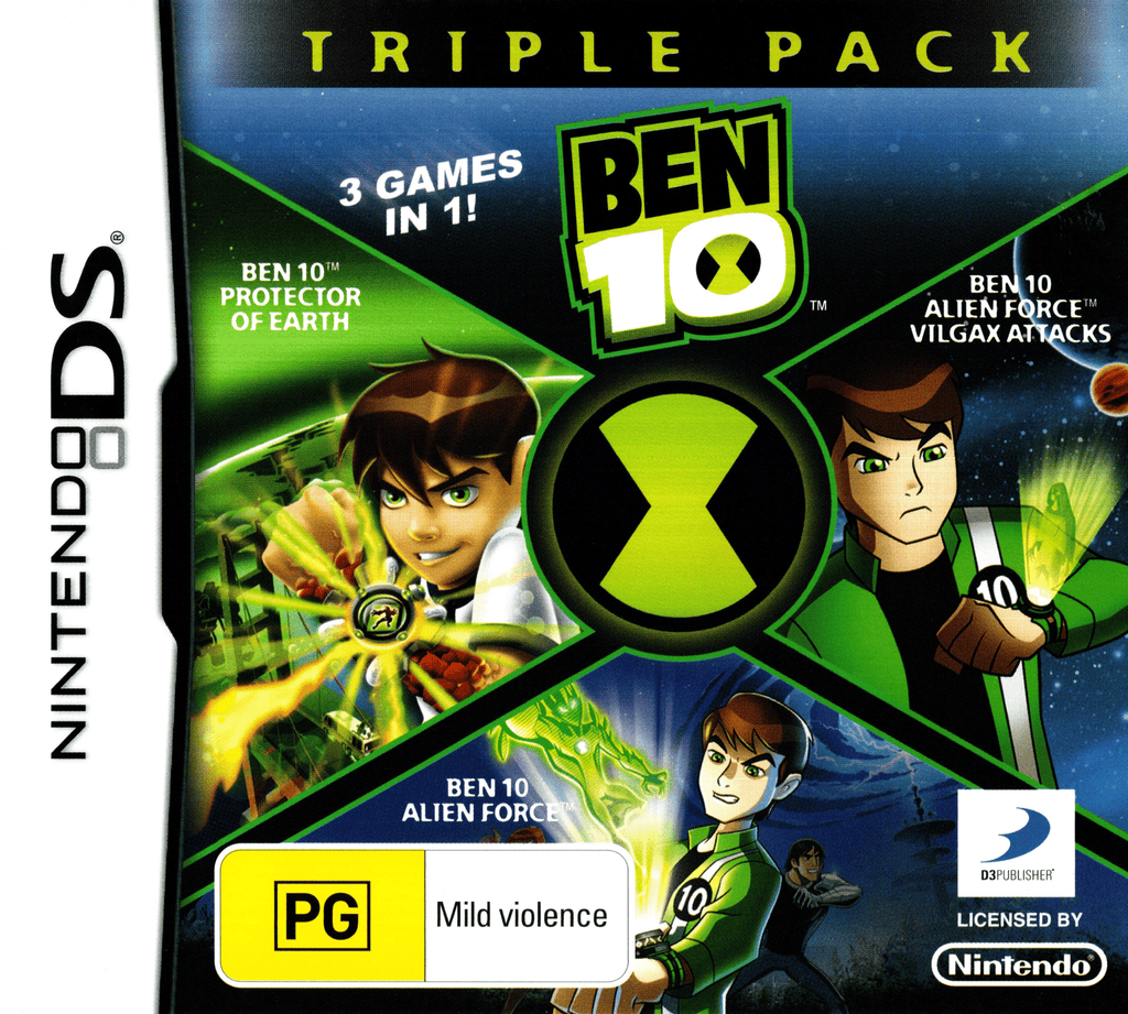 Ben 10 Triple Pack - DS - Super Retro - Nintendo DS