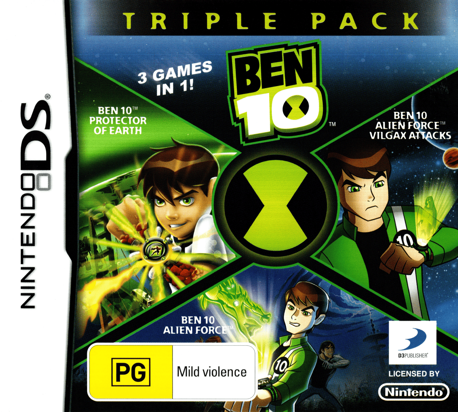 Ben 10 Triple Pack - DS - Super Retro - Nintendo DS