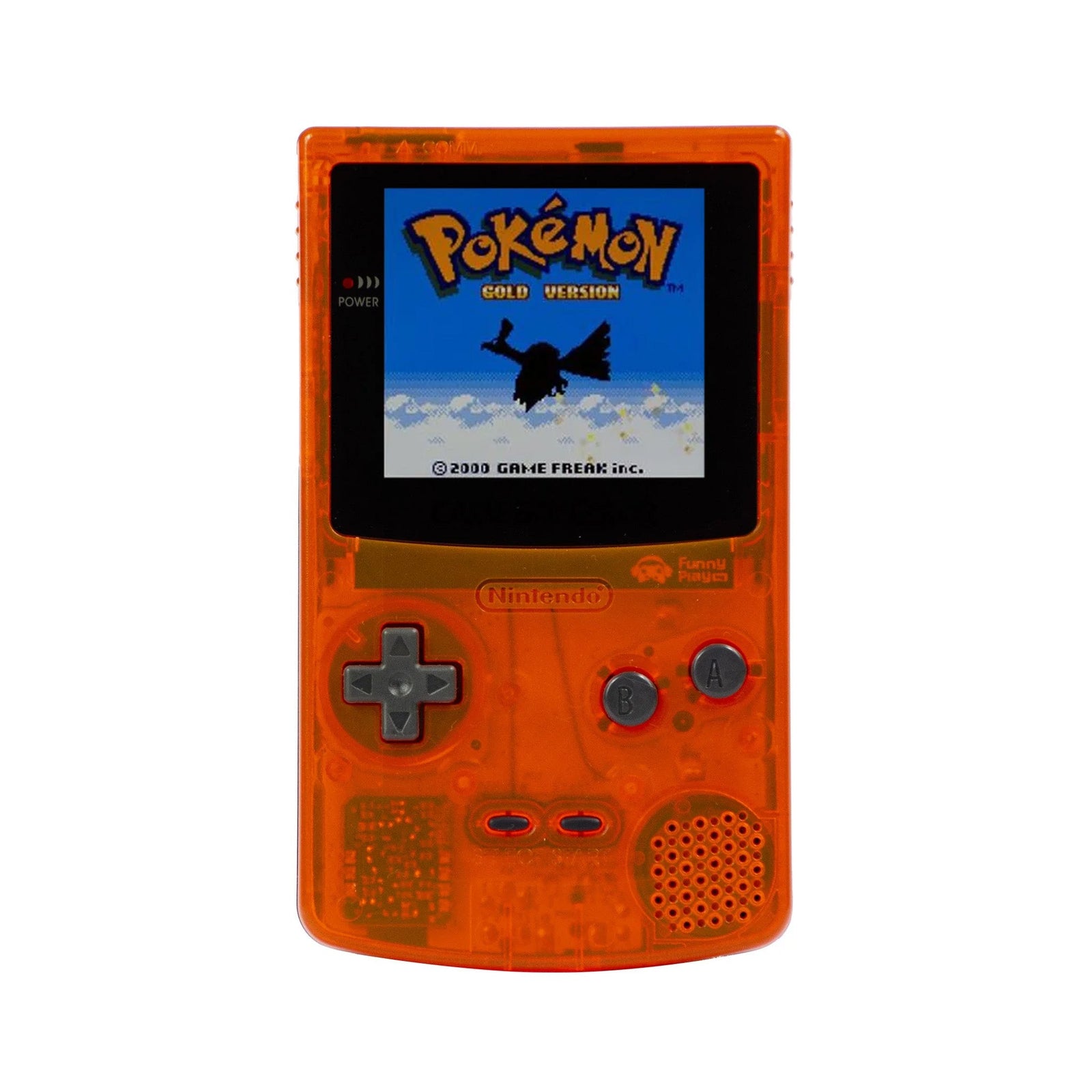 Console - Game Boy Color (New Generic Shell - Fire Orange) (BACKLIT ...