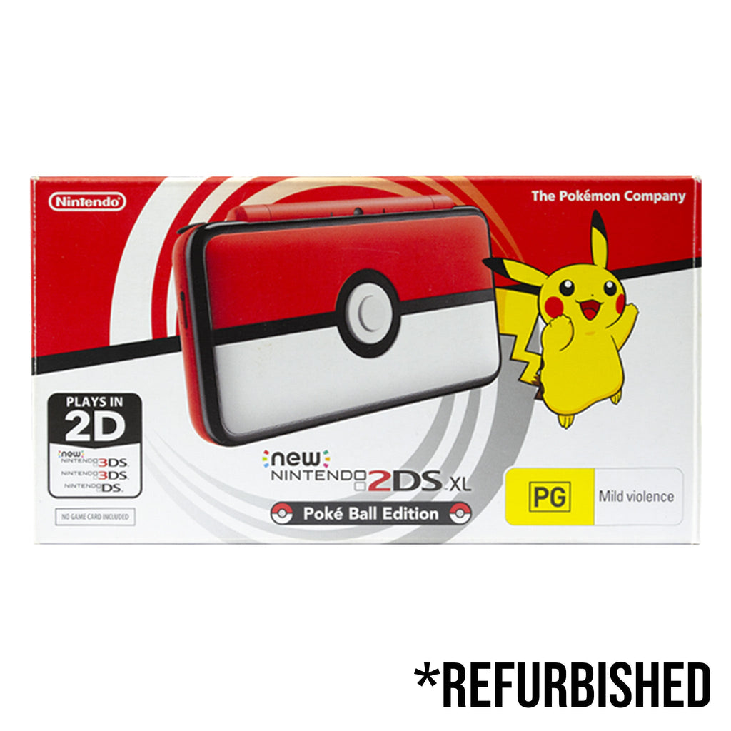 Console - New 2DS XL (Pokeball Edition) - Super Retro - Nintendo 3DS