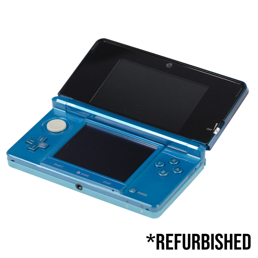 Console - Nintendo 3DS (Aqua Blue) - Super Retro - Nintendo 3DS