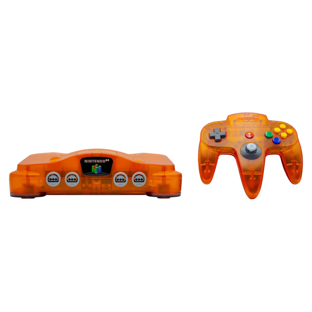Console - Nintendo 64 Fire Orange - Super Retro - N64