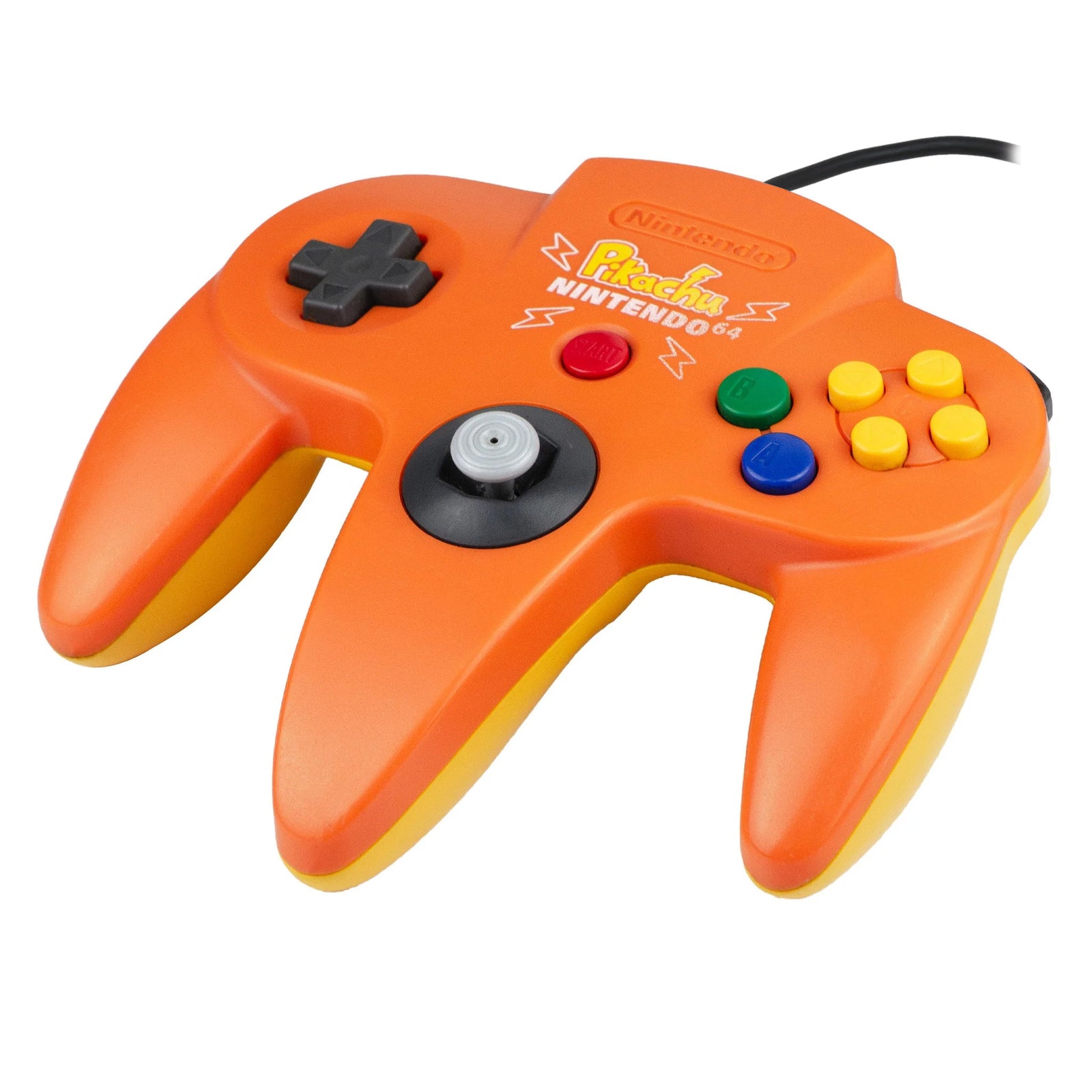 Controller - Nintendo 64 (Pikachu - Orange) - Super Retro - N64