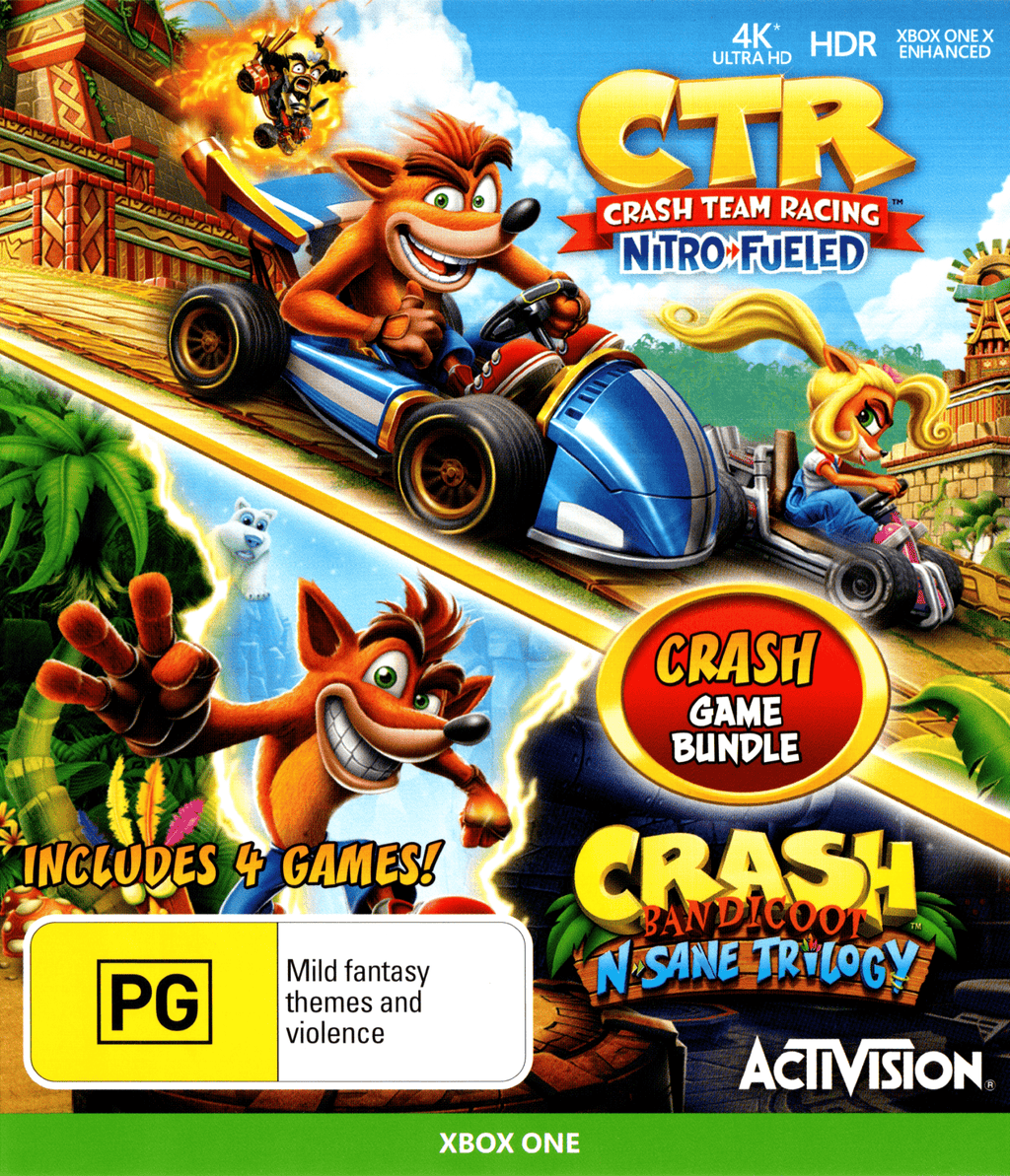 Crash Game Bundle - Crash Team Racing Nitro Fueled / Crash N.Sane ...