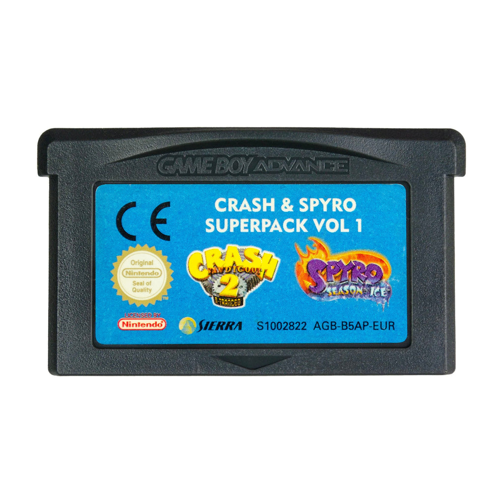 Crash & Spyro Superpack Vol 1 - GBA - Super Retro - Game Boy Advance