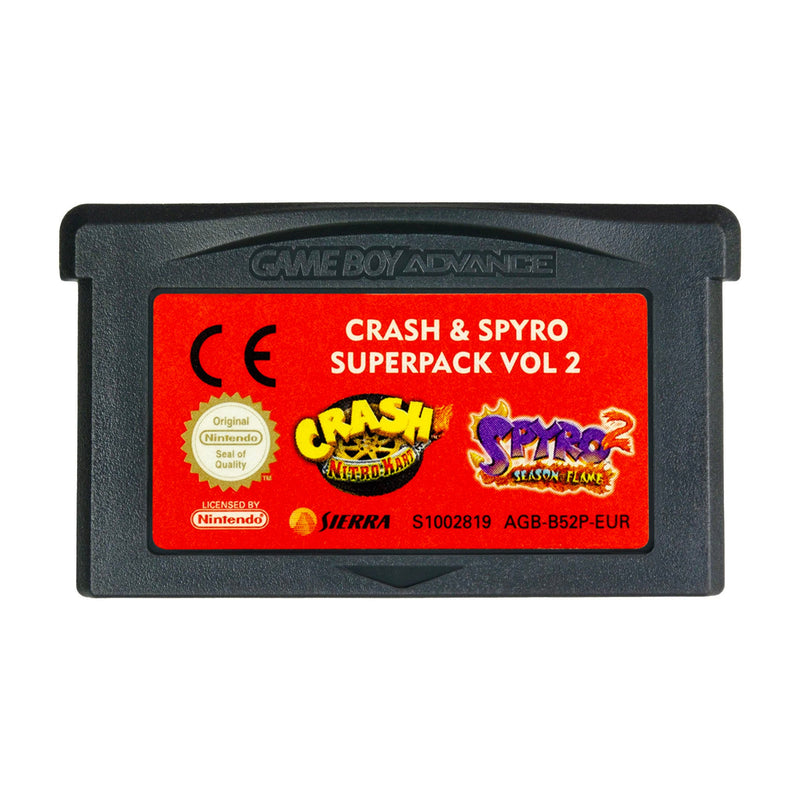Crash & Spyro Superpack Vol 2 - GBA - Super Retro - Game Boy Advance