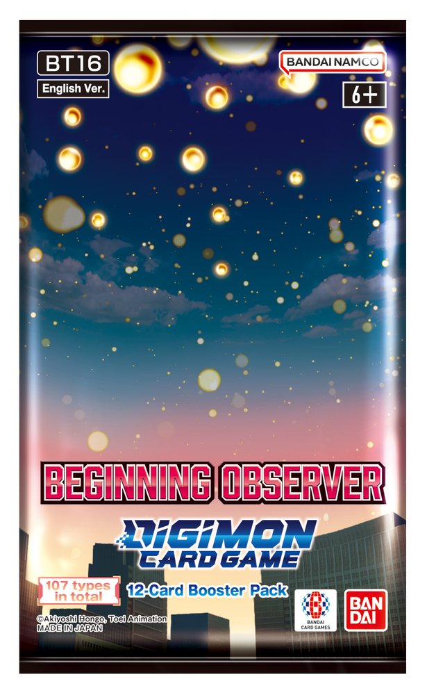 Digimon Card Game - Beginning Observer BT16 Booster Pack - Super Retro ...