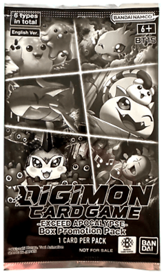 Digimon - Exceed Apocalypse Box Promotion Pack (BT15) - Super Retro ...
