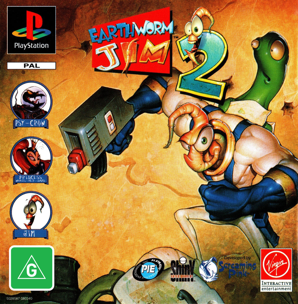 Earthworm Jim 2 - PS1 - Super Retro - Playstation 1