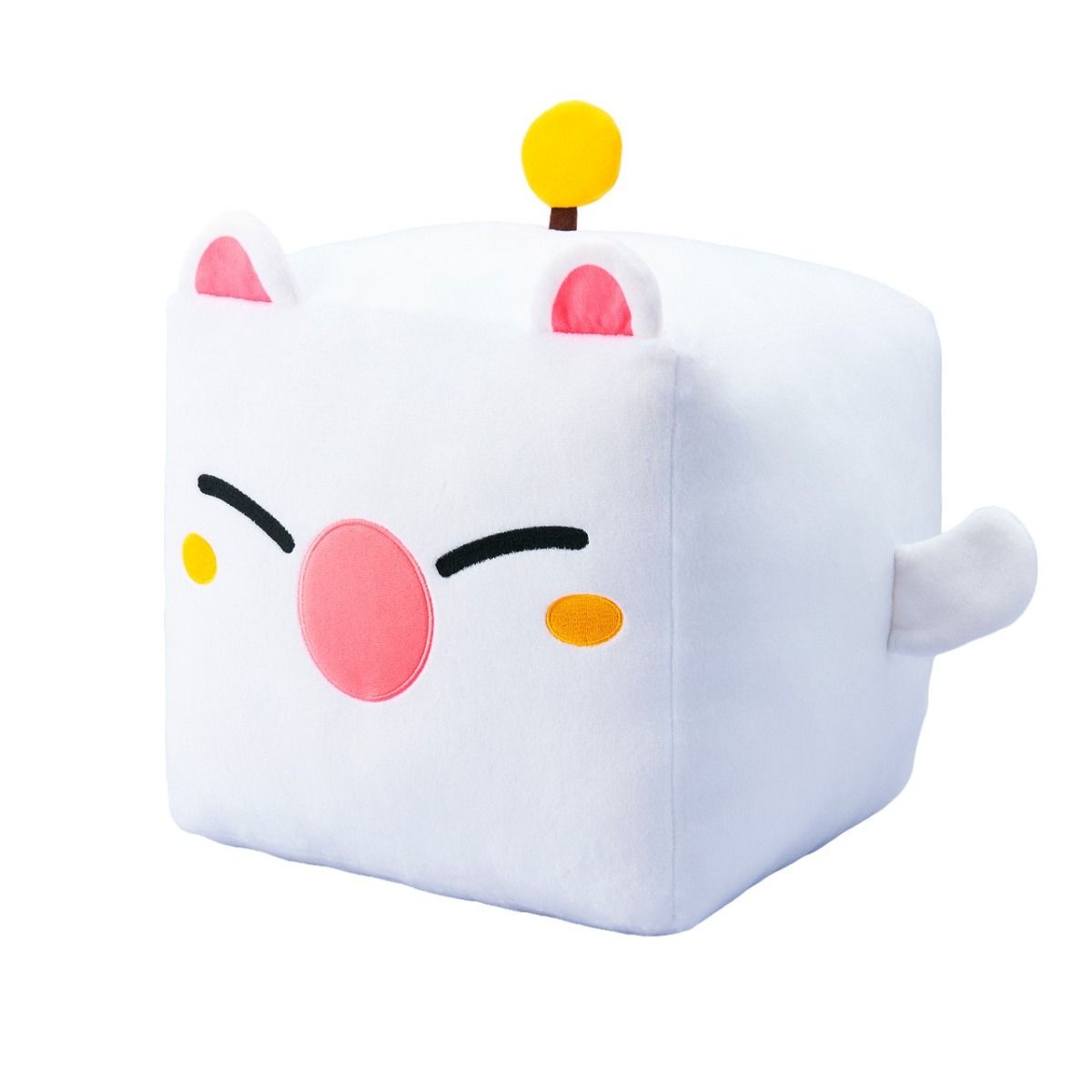Final Fantasy Moogle Large Cube Plush - Super Retro - Merchandise