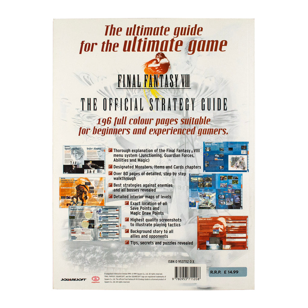 Final Fantasy VIII Official Strategy Guide - Super Retro - Books ...