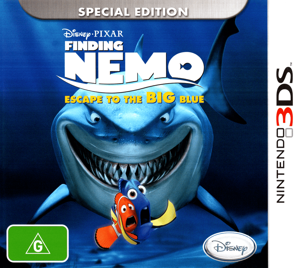 Finding Nemo: Escape to the Big Blue - 3DS - Super Retro - Nintendo 3DS