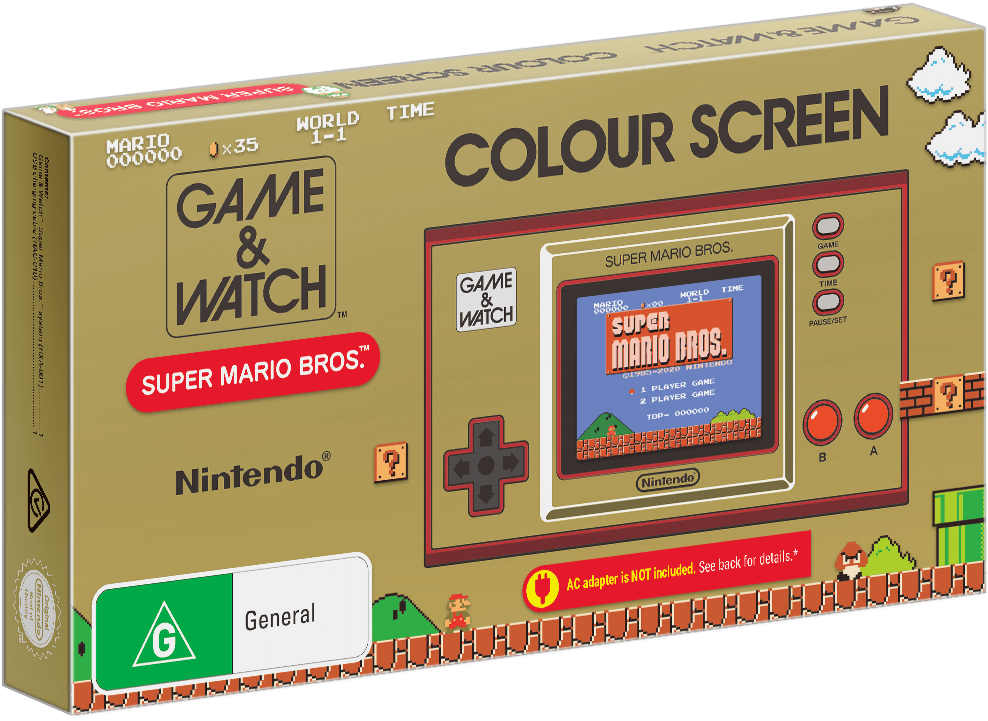 Game & Watch - Super Mario Bros. 35th Anniversary - Super Retro - Game ...