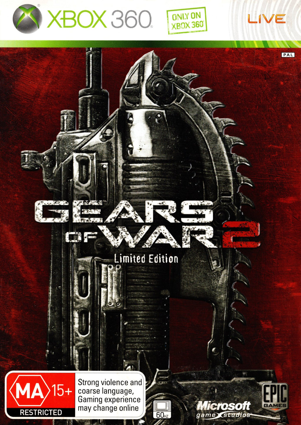 Gears of War 2 - Limited Edition - Super Retro - Xbox 360