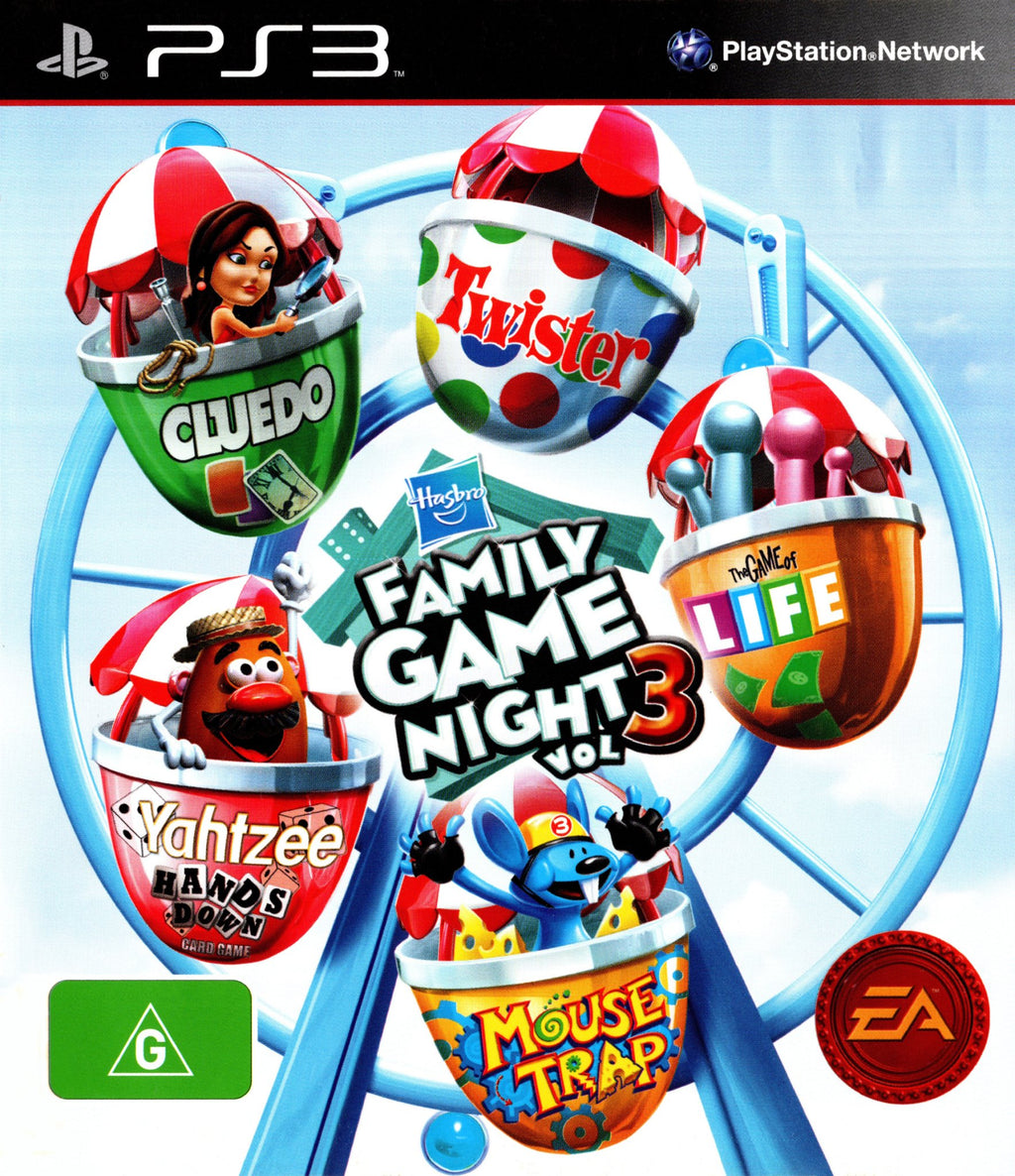 Hasbro Family Game Night Vol 3 - PS3 - Super Retro - Playstation 3
