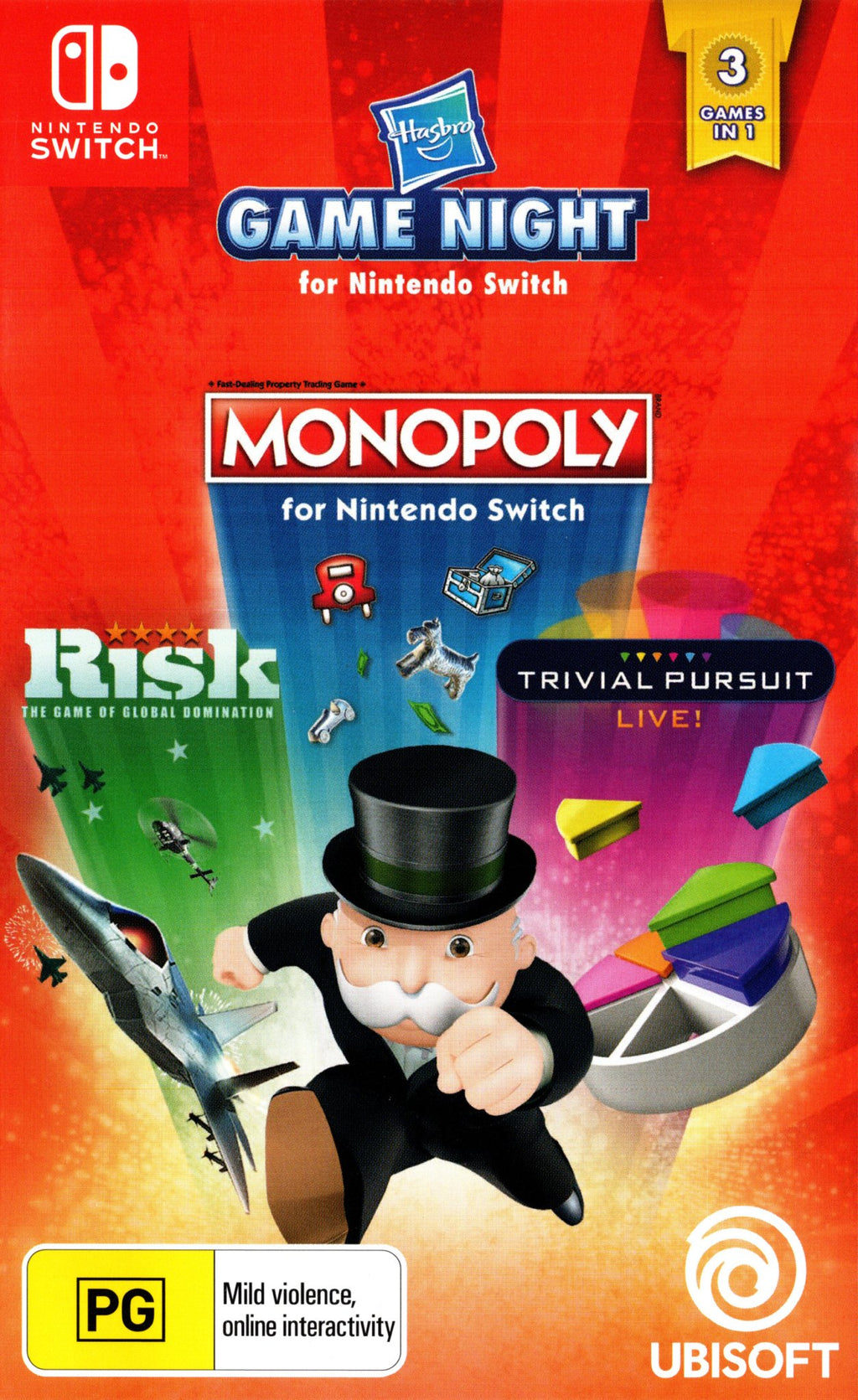 Hasbro Game Night for Nintendo Switch - Super Retro - Nintendo Switch