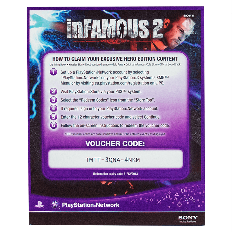 inFAMOUS 2 Hero Edition - Super Retro - Playstation 3