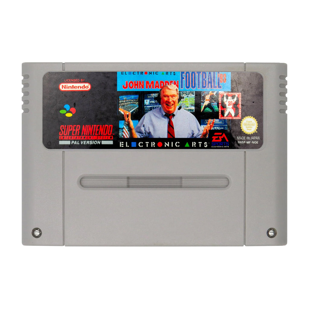 John Madden Football '93 - SNES - Super Retro - Super Nintendo