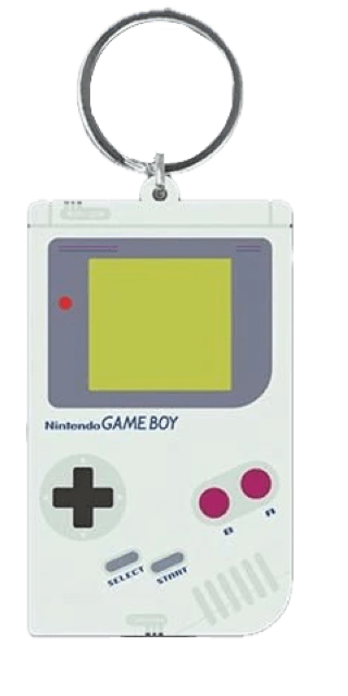 Keychain - Rubber Game Boy - Super Retro - Merchandise