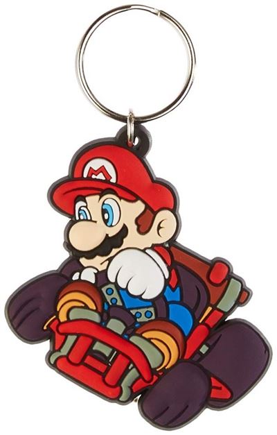 Keychain - Rubber Mario Drift - Super Retro - Merchandise