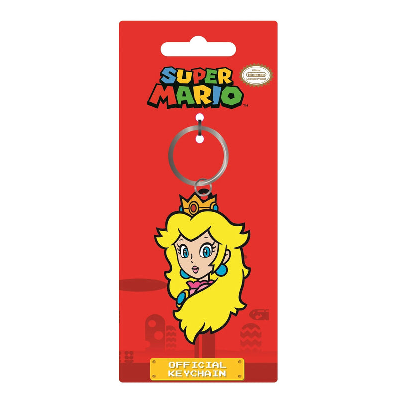 Keychain - Rubber Princess Peach - Super Retro - Merchandise