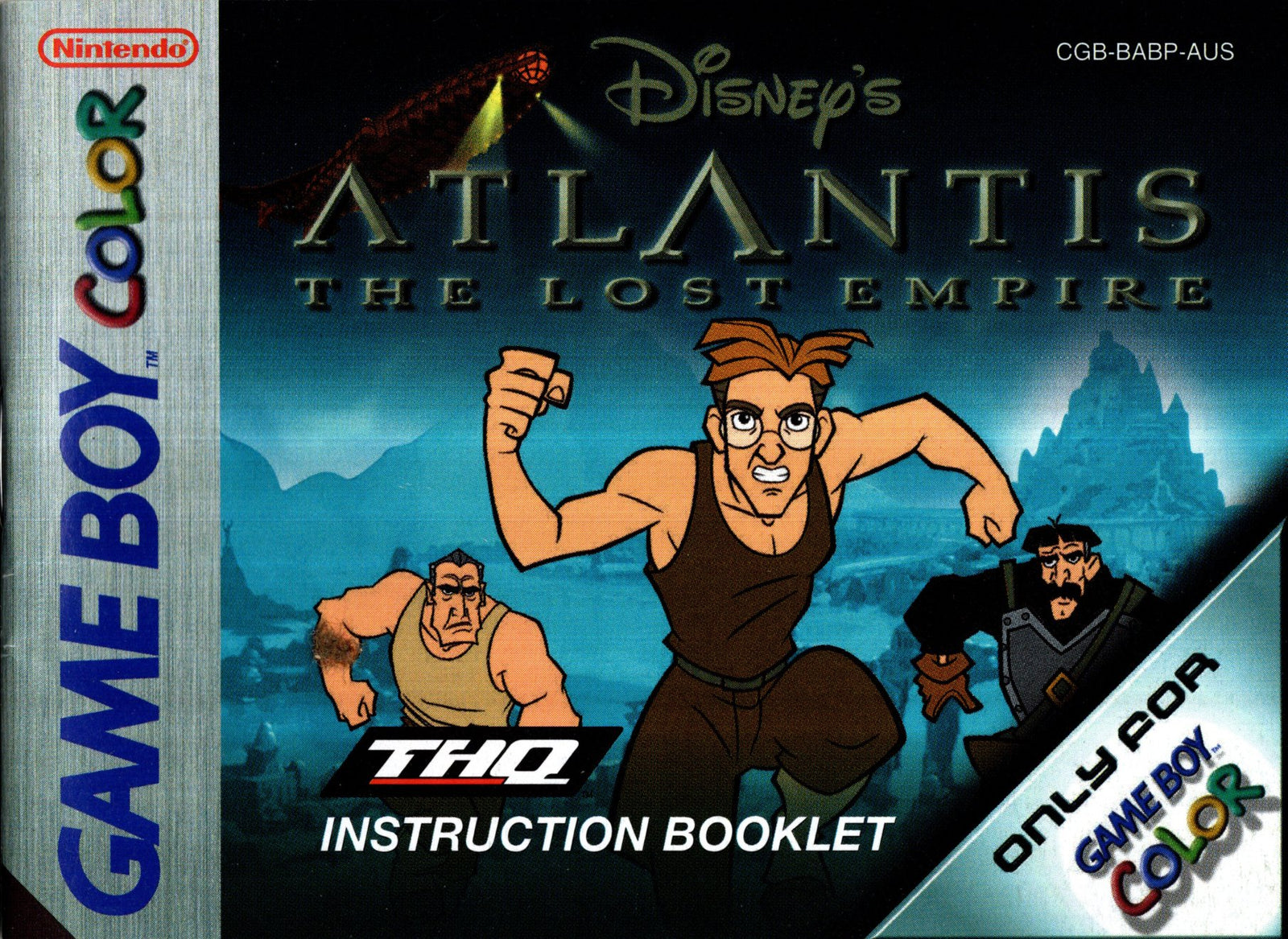 Manual - Atlantis: The Lost Empire - Game Boy Color - Super Retro - Manuals
