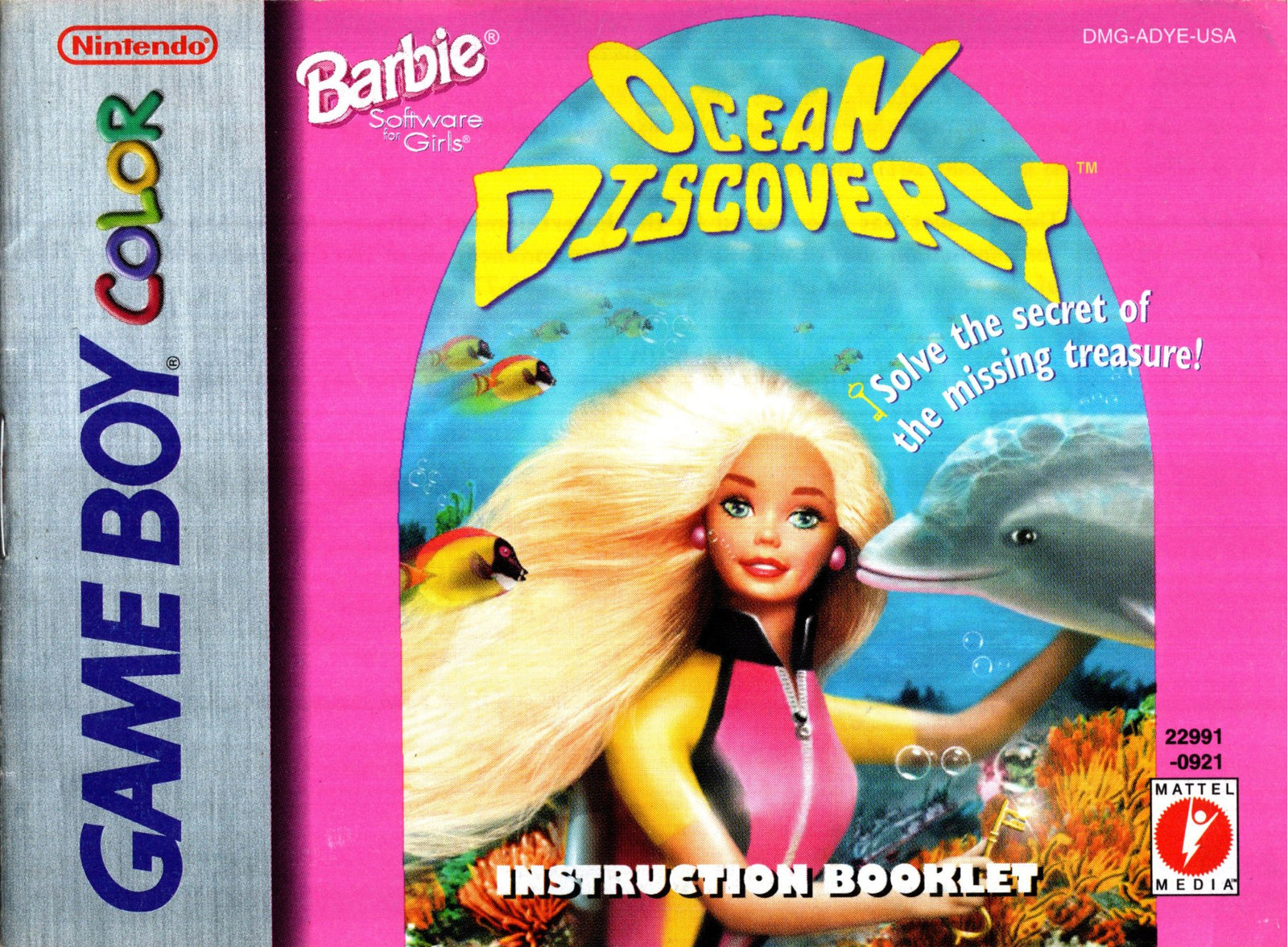 Manual - Barbie: Ocean Discovery - Game Boy Color - Super Retro - Manuals