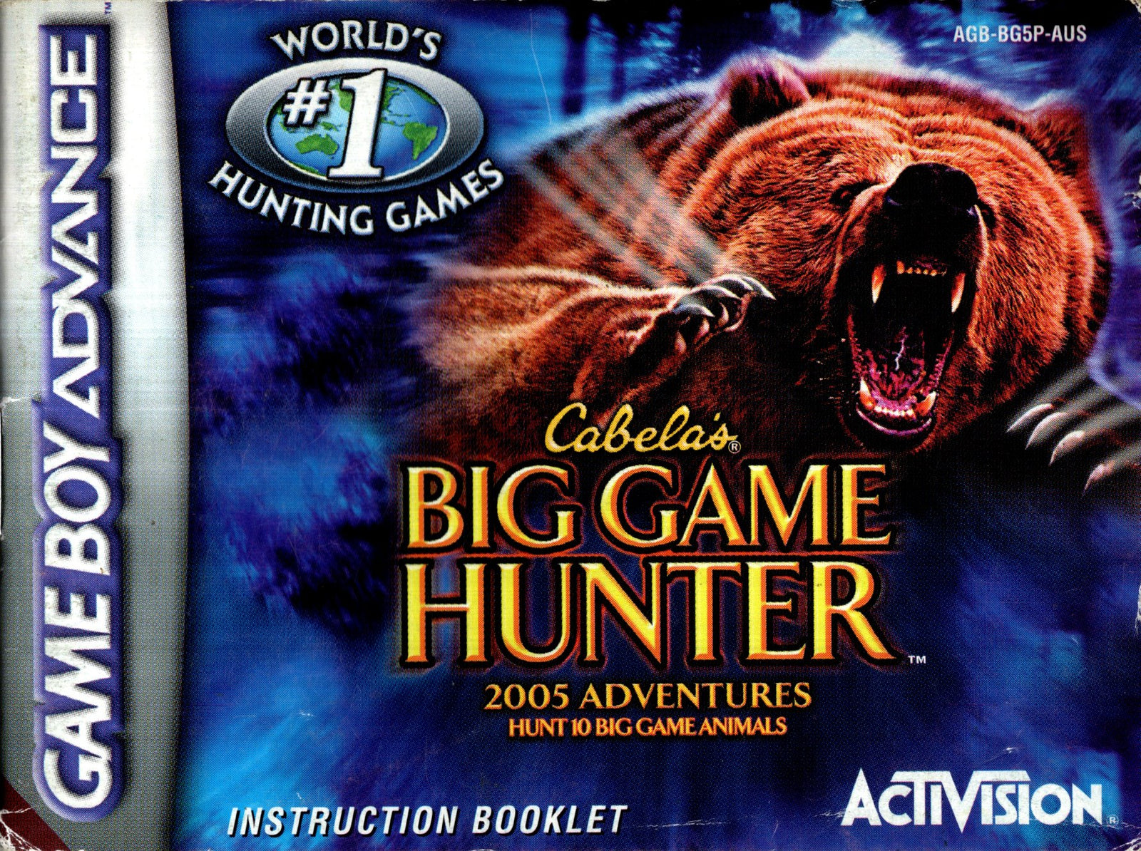 Manual - Cabela’s Big Game Hunter 2005 Adventures - GBA - Super Retro ...