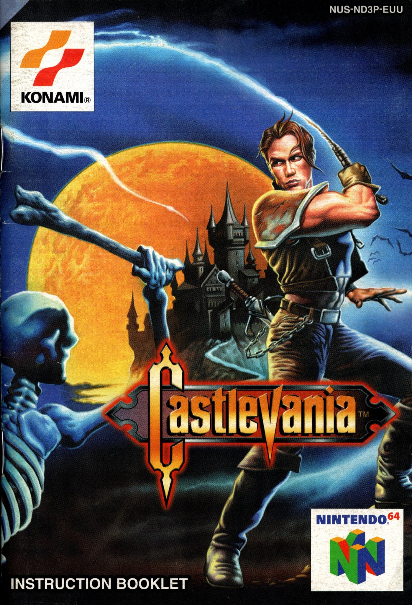 Manual - Castlevania - N64 - Super Retro - Manuals