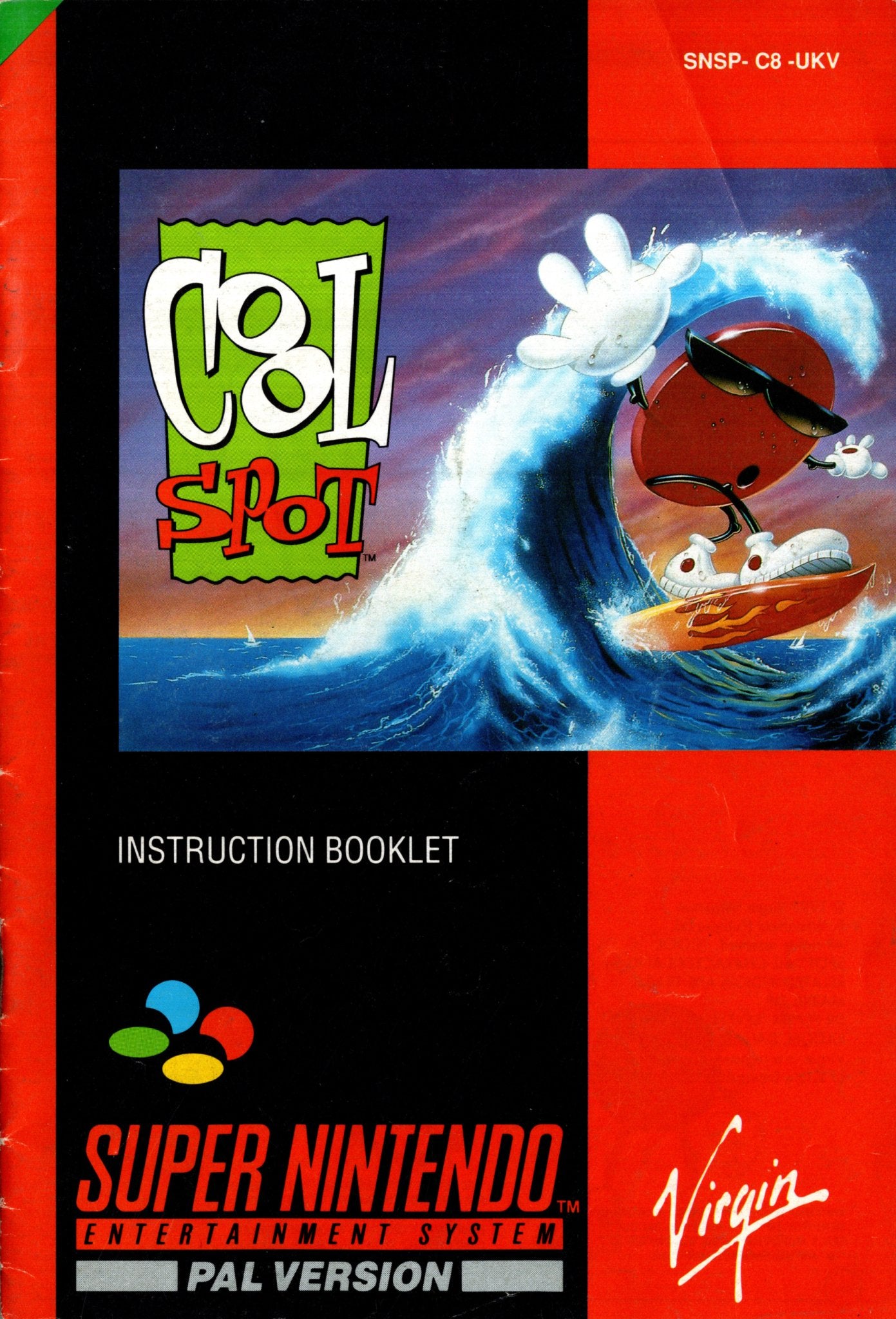 Manual - Cool Spot - SNES - Super Retro - Manuals