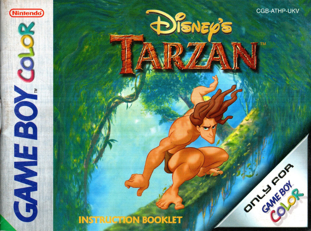 Manual - Disney's Tarzan - Game Boy Color - Super Retro - Manuals