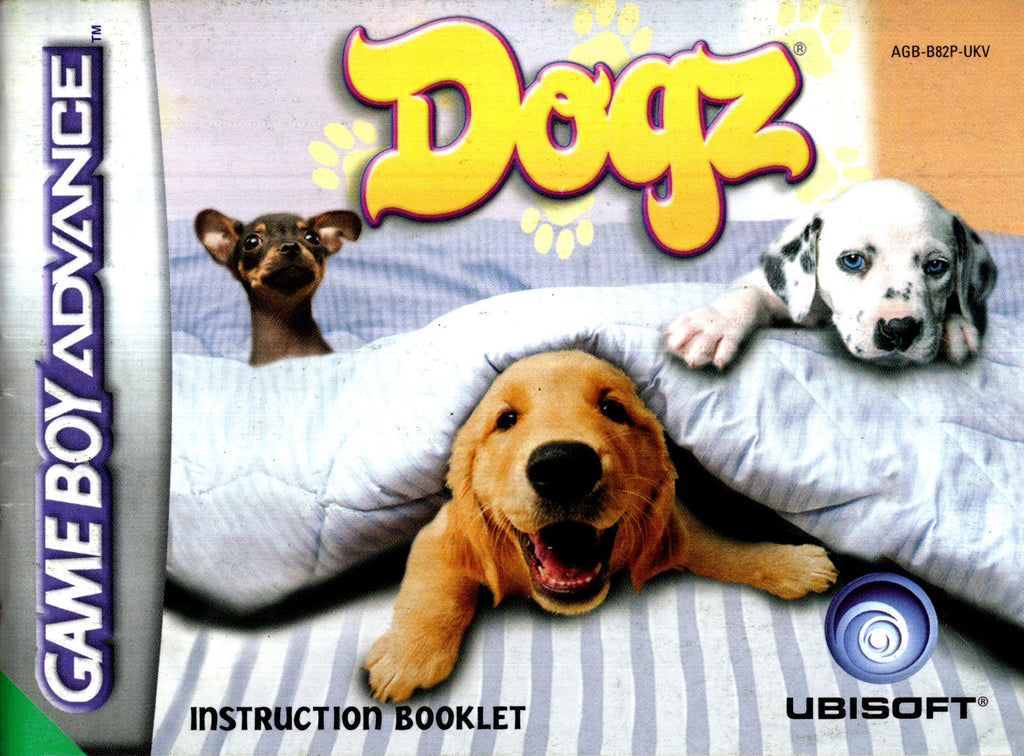 Manual - Dogz - GBA - Super Retro - Manuals
