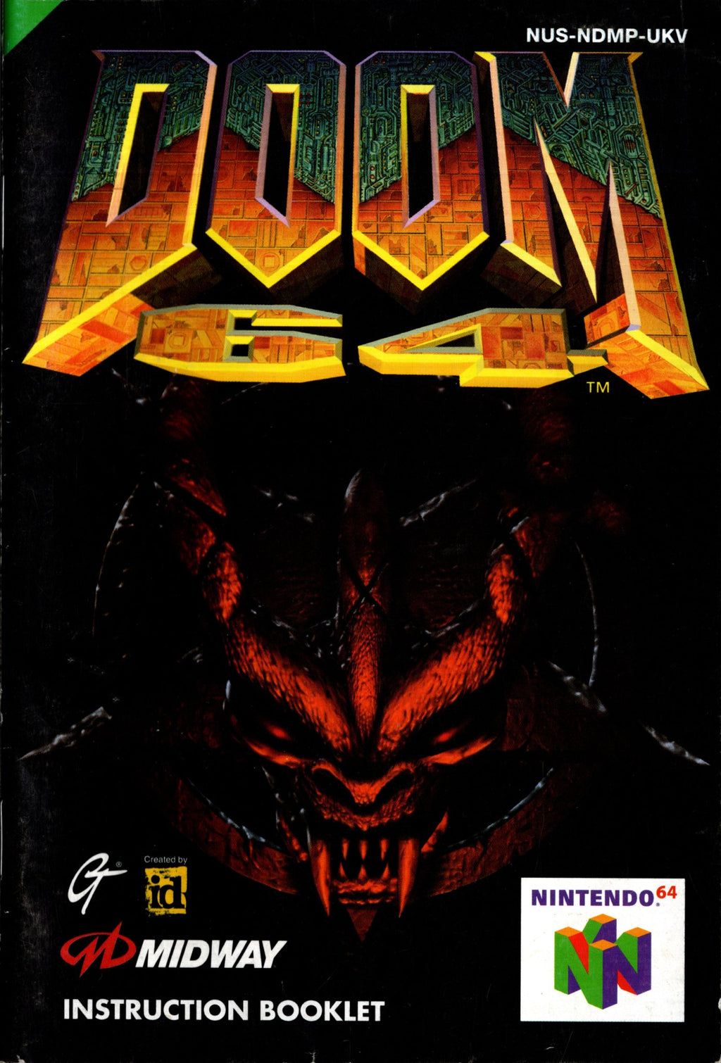 Manual - Doom 64 - Super Retro - Manuals