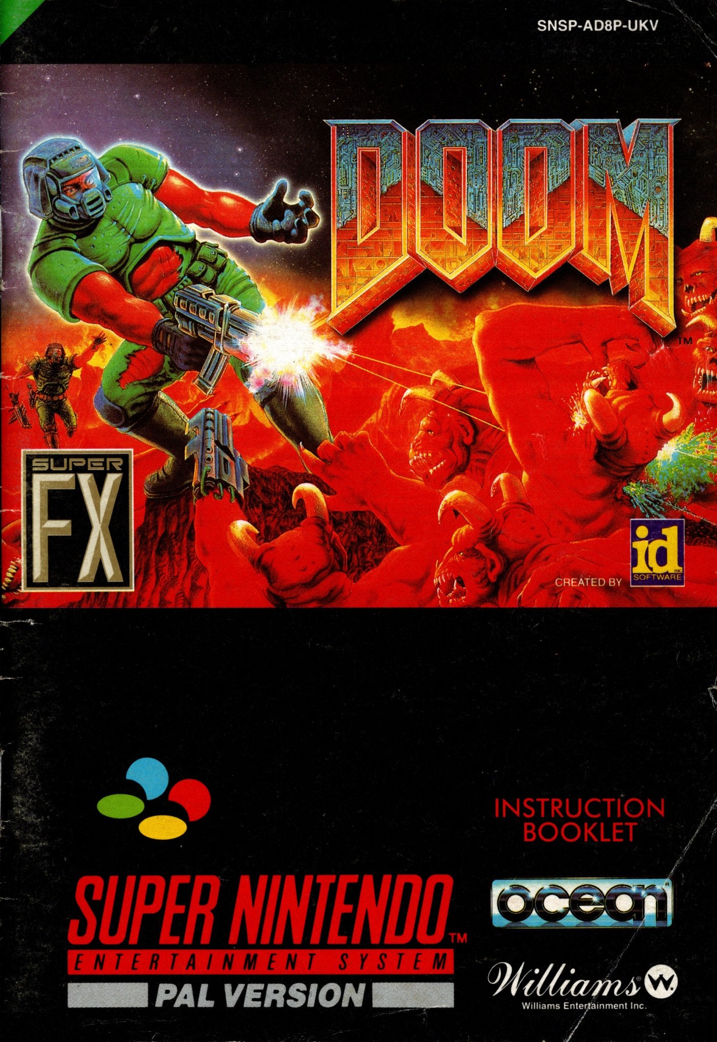 Manual - Doom - SNES - Super Retro - Manuals