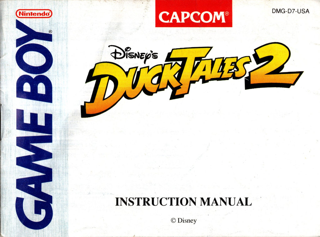 Manual - Duck Tales 2 - Game Boy - Super Retro - Manuals
