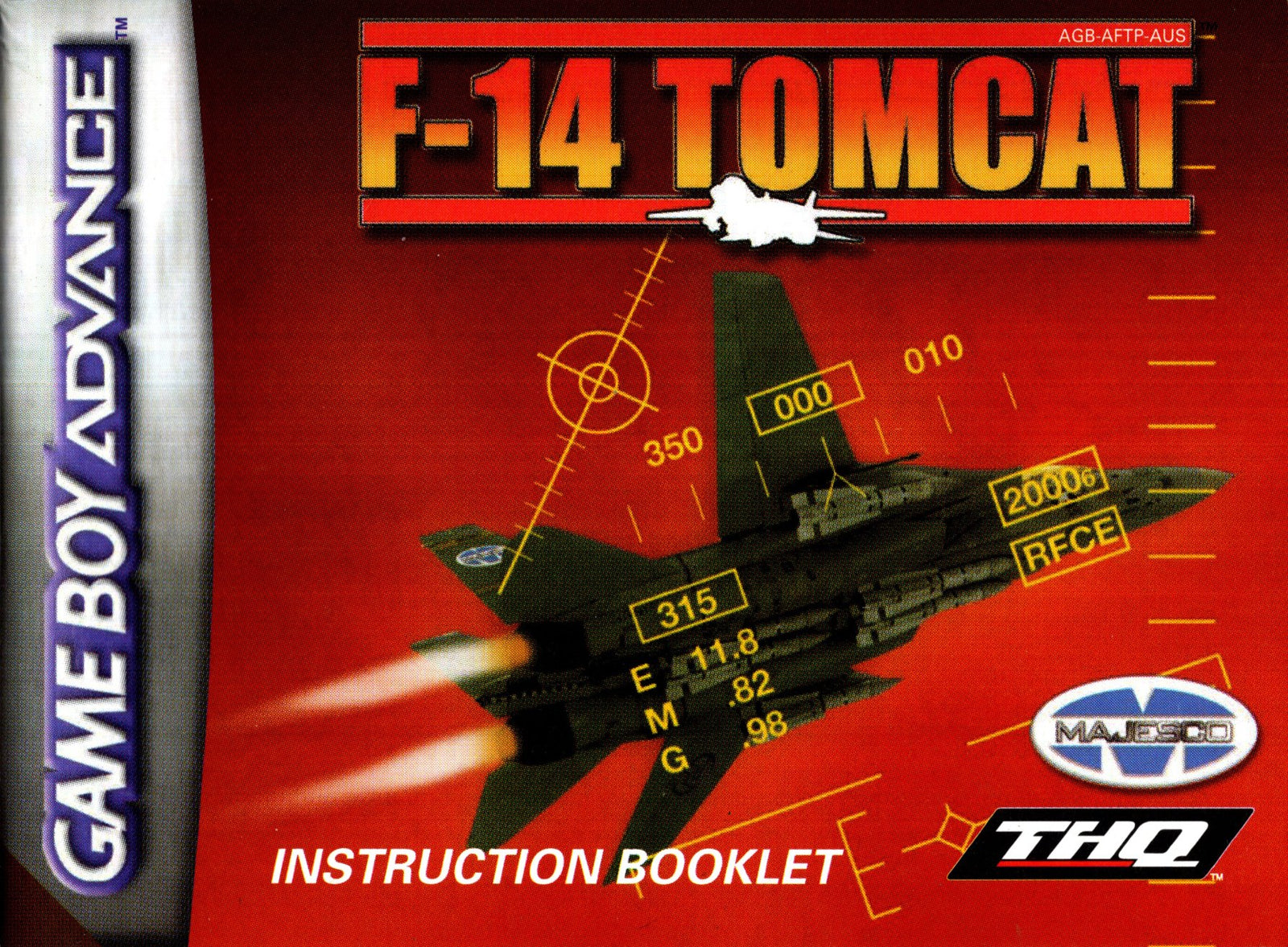 Manual - F-14 Tomcat - GBA - Super Retro - Manuals