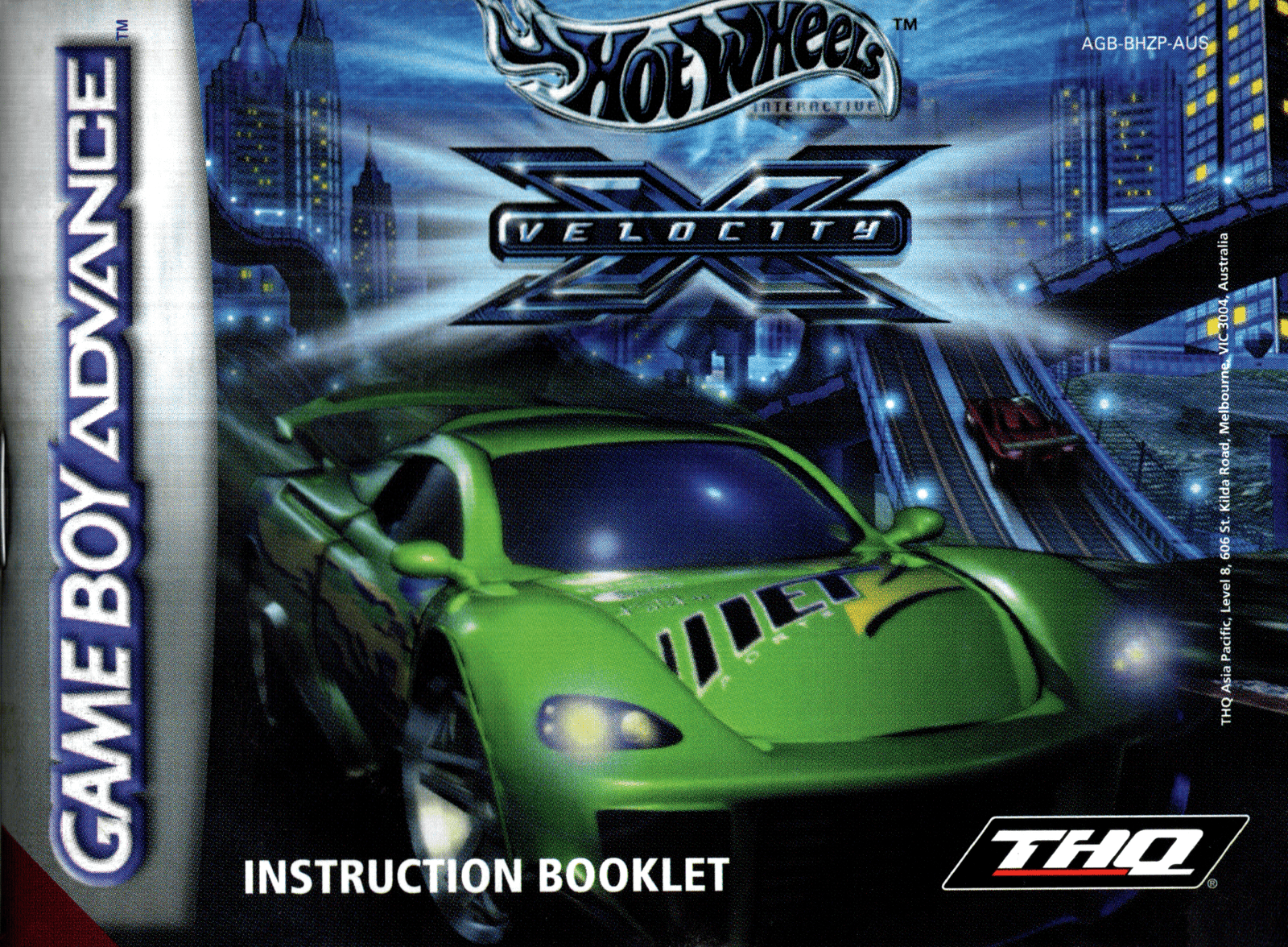 Manual - Hot Wheels: Velocity X + Hot Wheels: World Race - GBA - Super ...