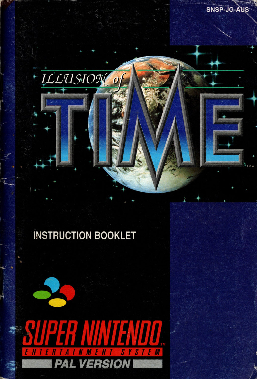 Manual - Illusion of Time - SNES - Super Retro - Manuals